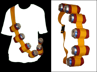 Beer Bandolier keltainen/royal sininen - asetarvike.com verkkokauppa